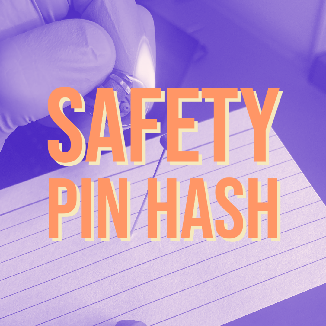 Safety Pin Hash – Curated Cannabis